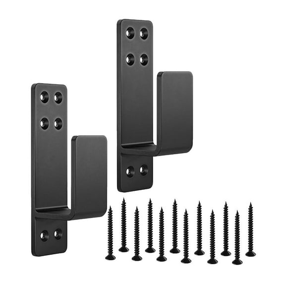 Door Barricades Clamps Brackets Set Us-Shaped Bars Security Door Lock ...