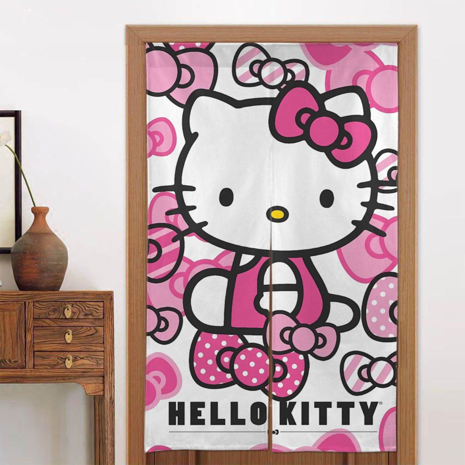 Door Blackout Doorways Curtain Hello Kitty Window Curtains Indoor ...