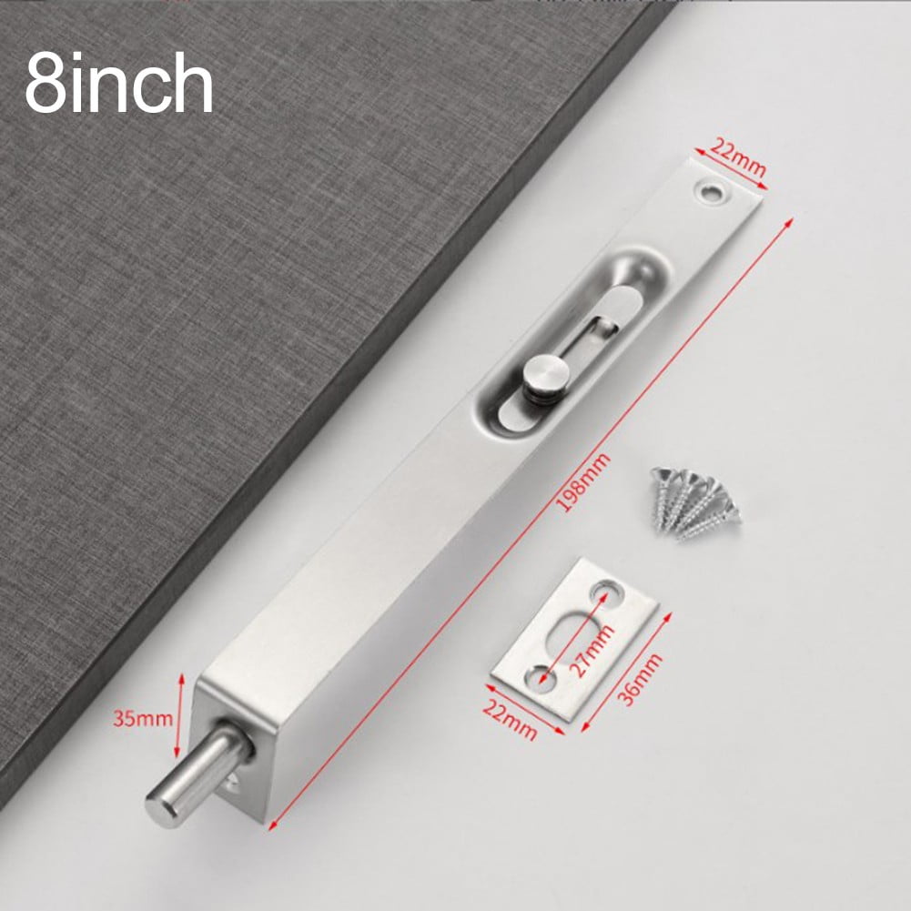 Door Bolt Lock Stainless Steel Door Lock Concealed Sliding Double Door ...