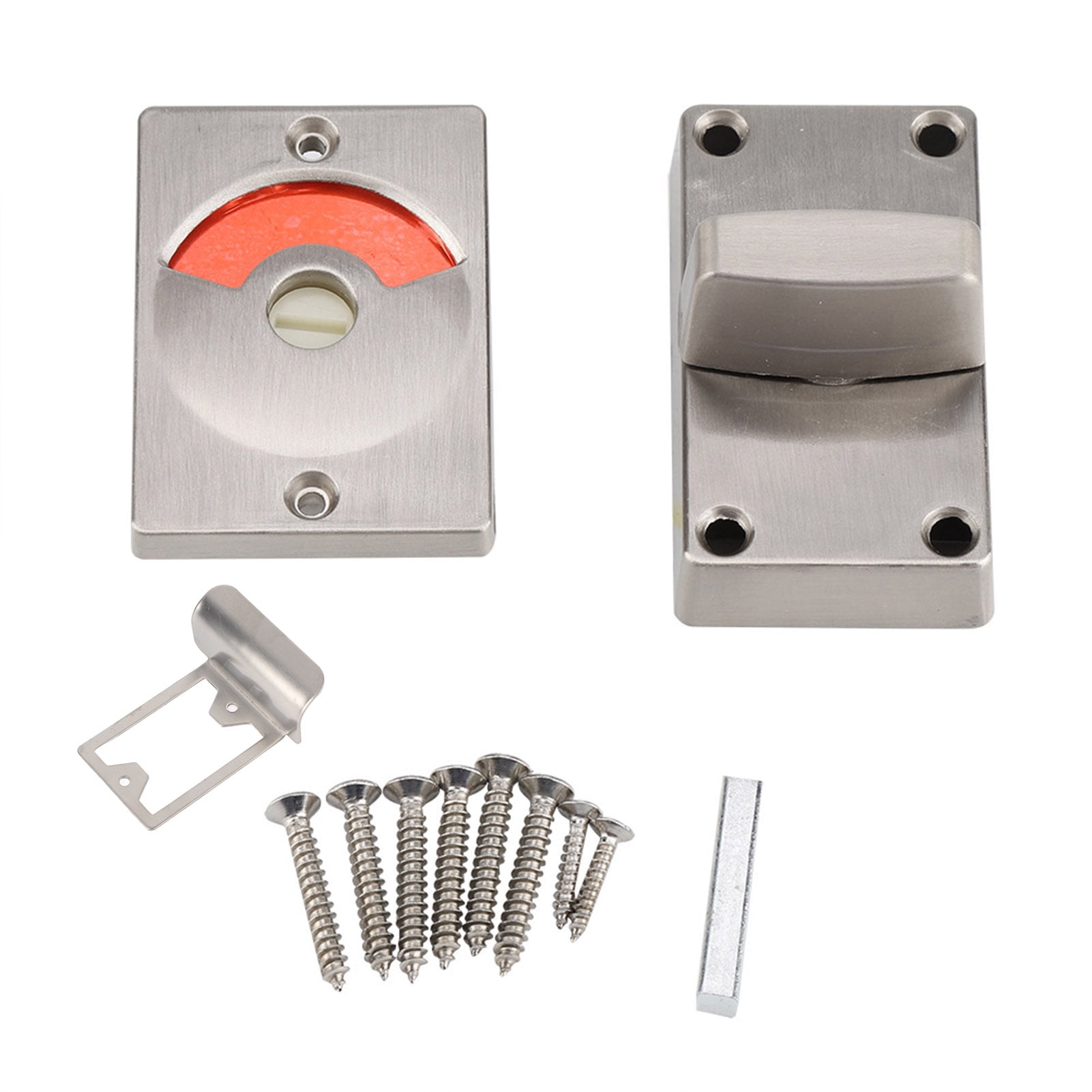 Door Bolt Lock with Vacant Engaged Privacy Indicator Screws - Zinc ...