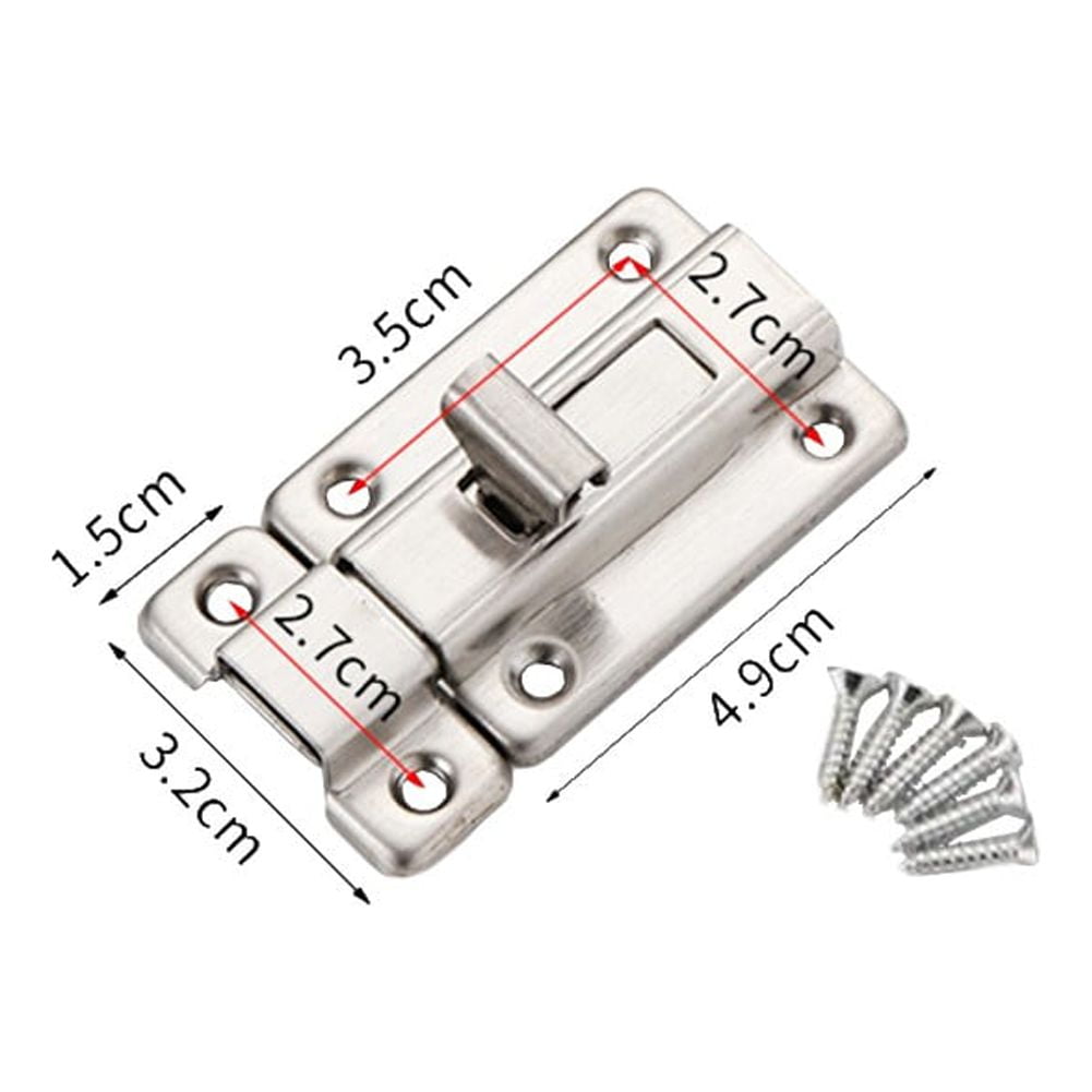 Door Bolt Stainless Steel Door Security Slide Latch Lock Bolt Door ...