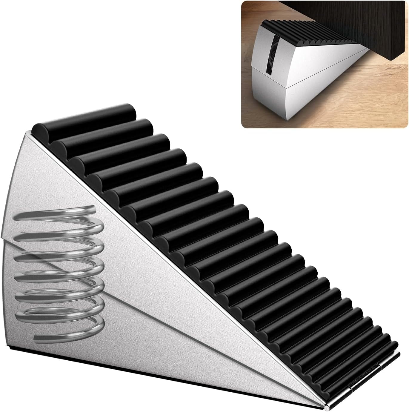 Door Bottom Door Stop, Heavy Duty Metal Door Stop, Strongest Large ...