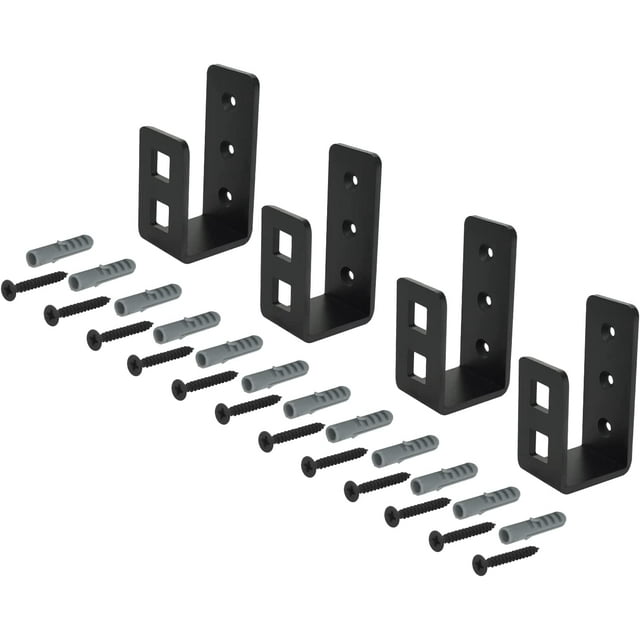 Door Brackets Open Bar Holder Heavy Duty Reinforcement Door Lock fits ...