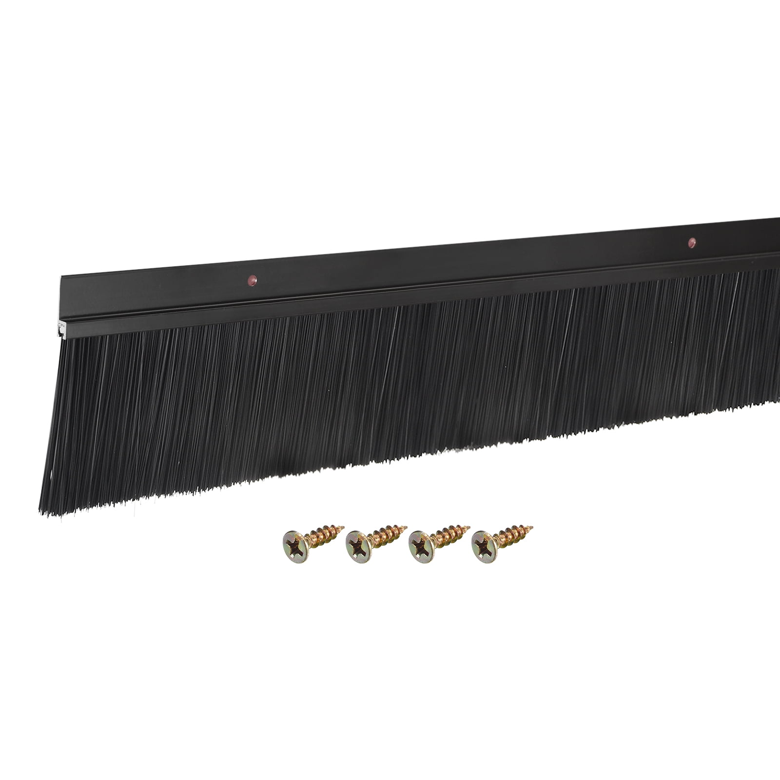 Door Brush Bottom Sweep H-Shape Aluminum Alloy Base with 2.8-inch PP ...
