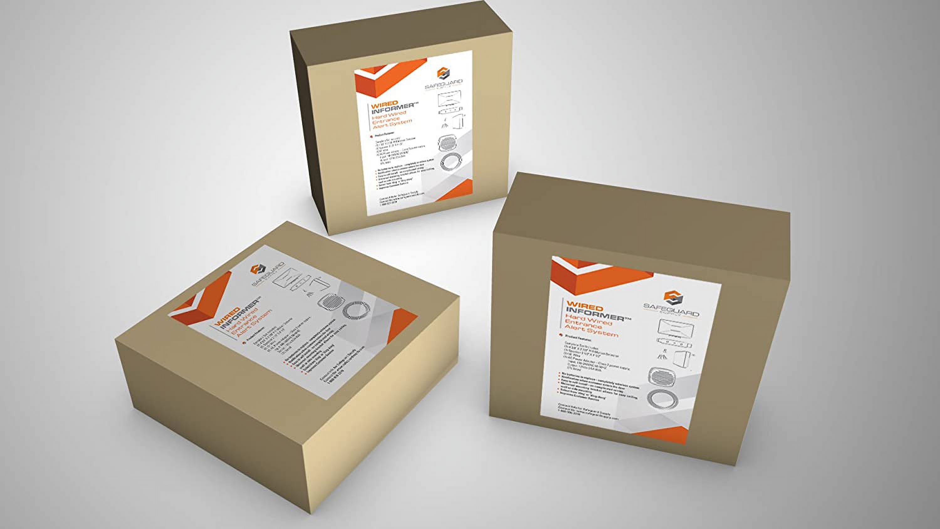 Door Buzzer for Business Entry Made in The Wired PIR Sensor Door Easy ...