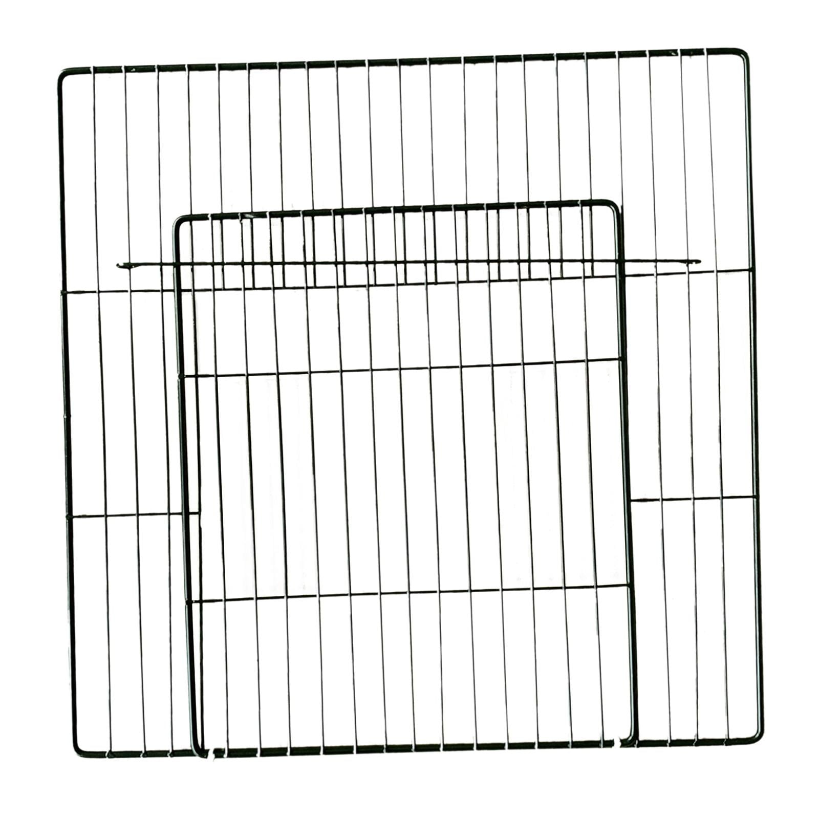 Door Cage Yard Rabbit Fence Expandable Small Animals Panel Dense Grid ...