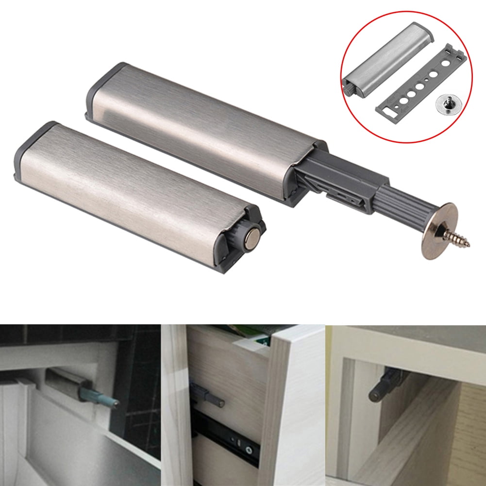 Door Catch Latch, Stainless Steel Cabinet Door Stopper Buffer Catches ...