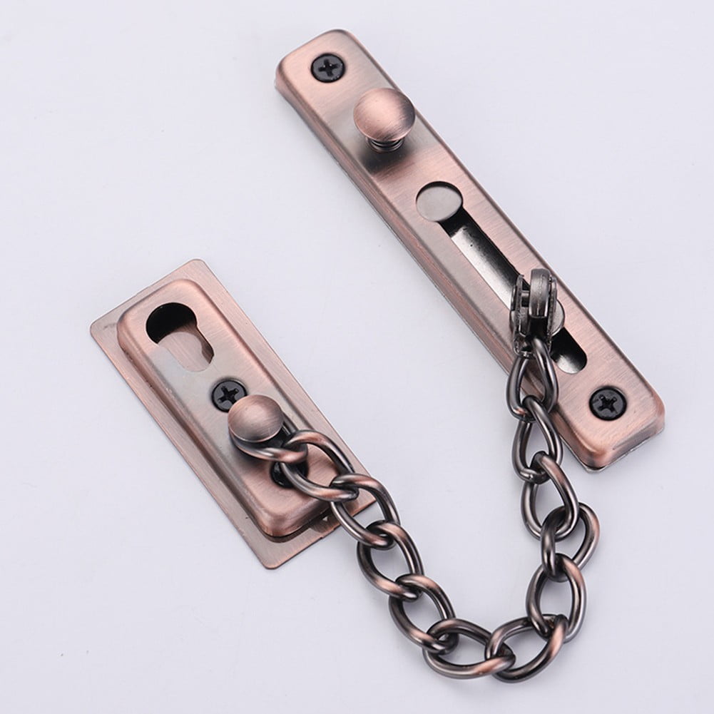 Door Chain Lock Stainless Steel Security Chain Door Bolt Spring ...