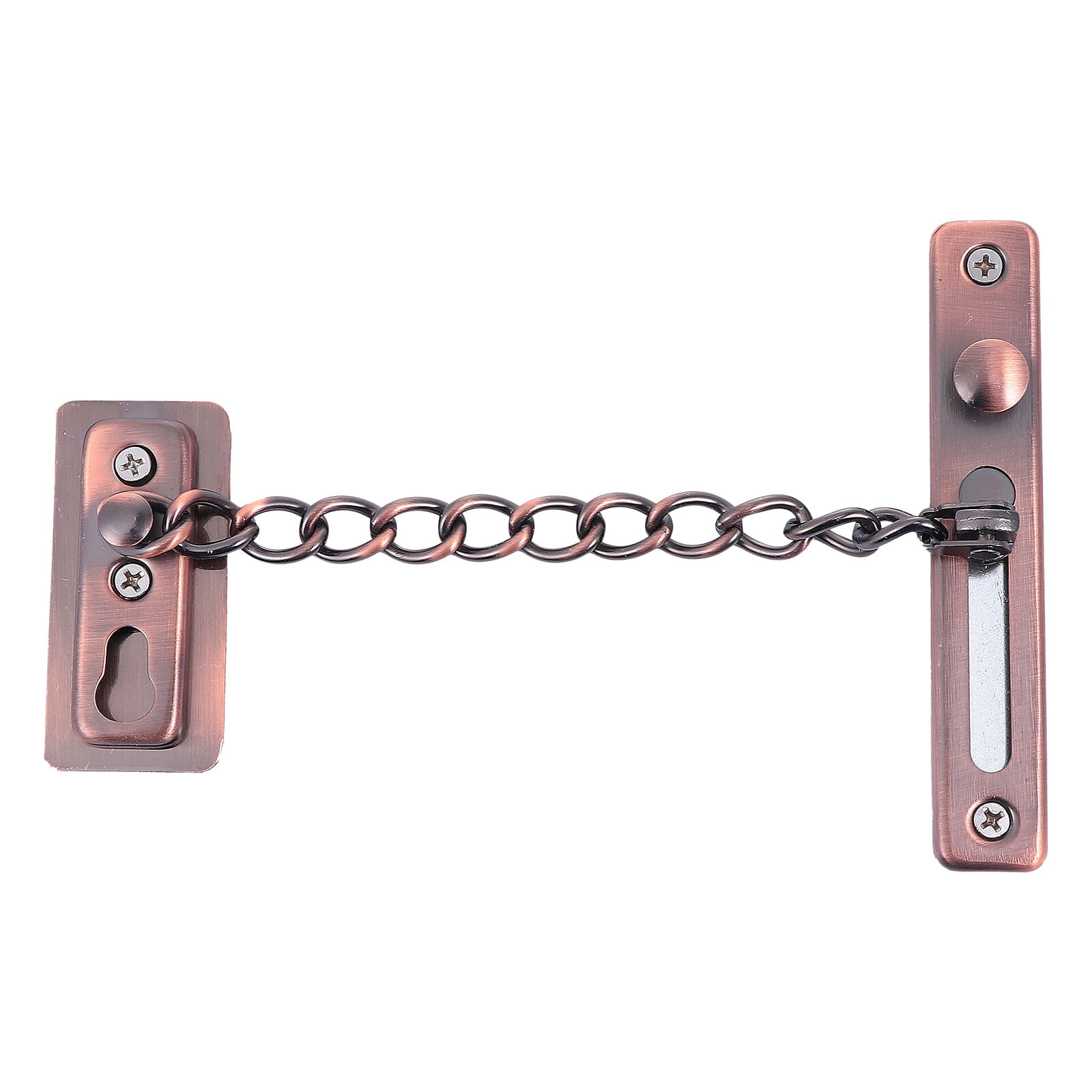 Door Chain Lock Stainless Steel Security Chain Door Latch Guard Red Copper