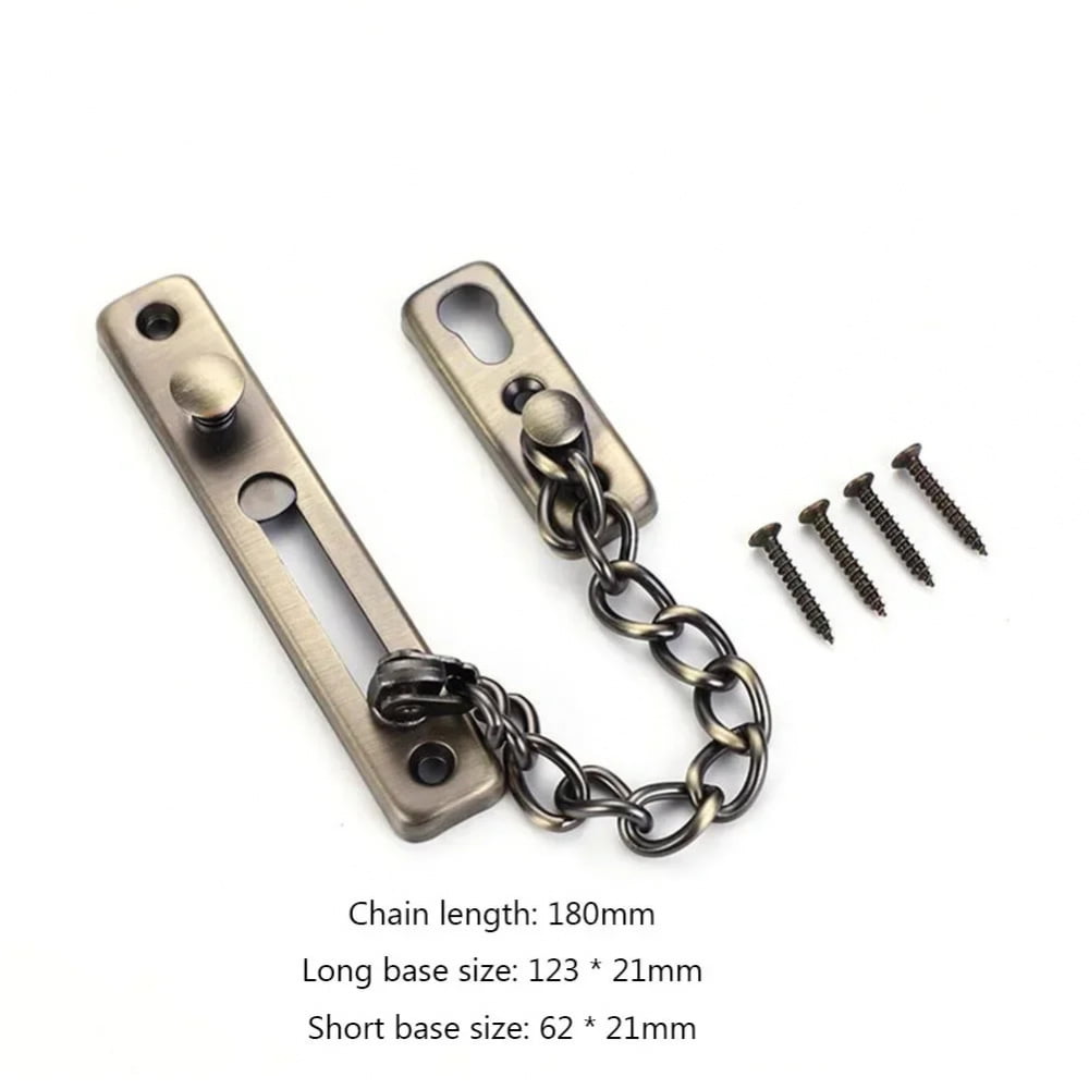 Door Chain with Lock Door Lock Bolt Chain Kids Safety Security Home ...