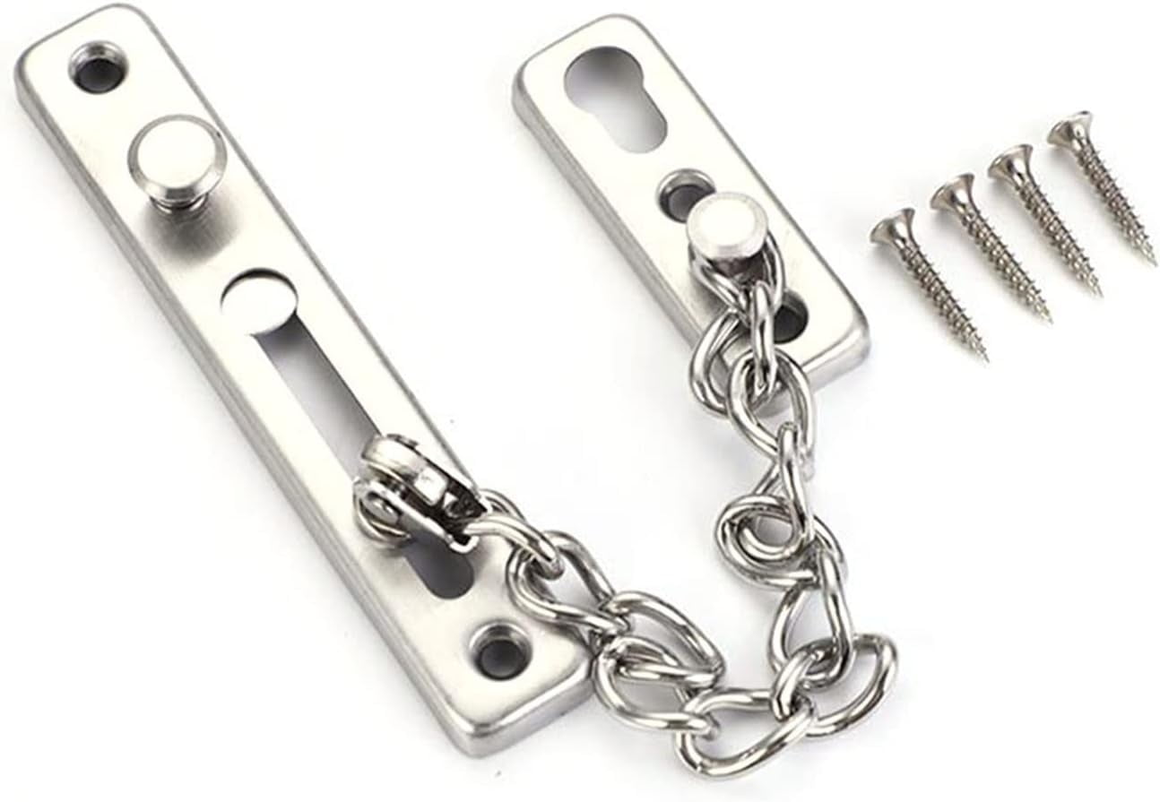 Door Chains Anti-Theft Door Lock Bolt Chain Safety Safety Home Lock ...
