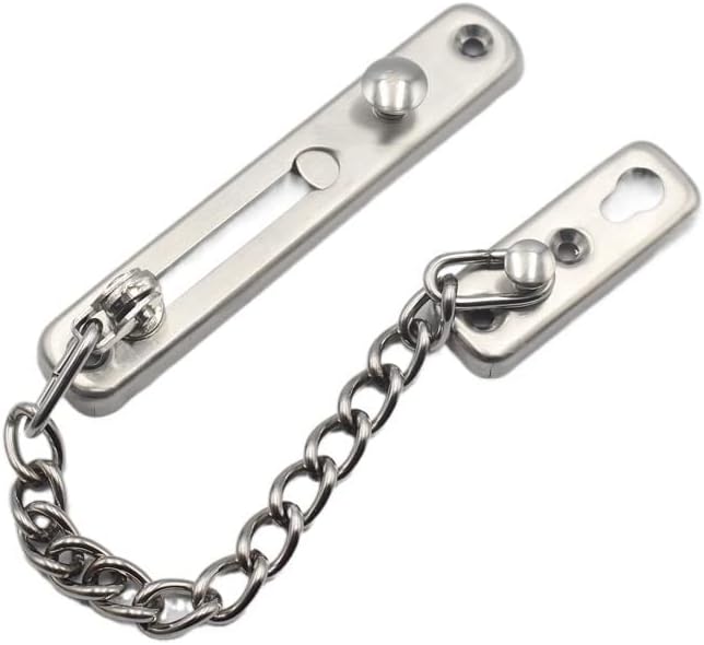 Door Chains Door Lock Stainless Steel Safety Chain Guard with Spring ...