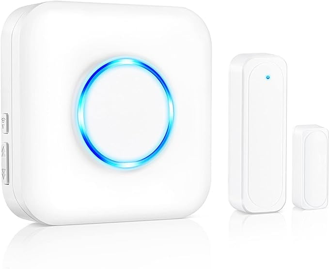 Door Chime, Satisure Wireless Door Open Contact Sensor Alarm Chime with ...