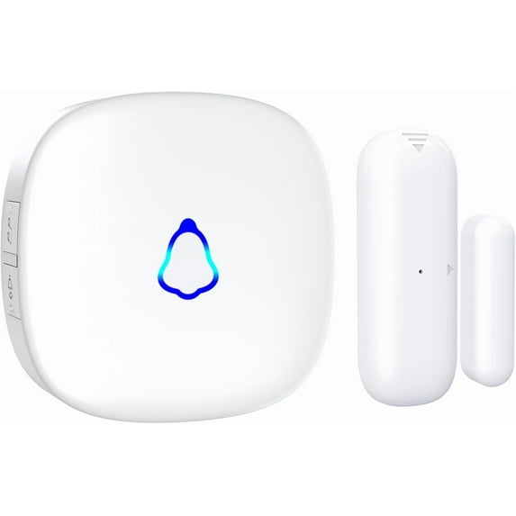 Door Chime, Wireless Door Open Contact Sensor Alarm with 500 FT Ran, 58 ...