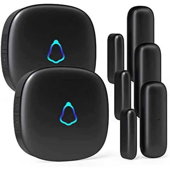 Door Chime, Wireless Door Open Contact Sensor Alarm with 500 FT Range ...