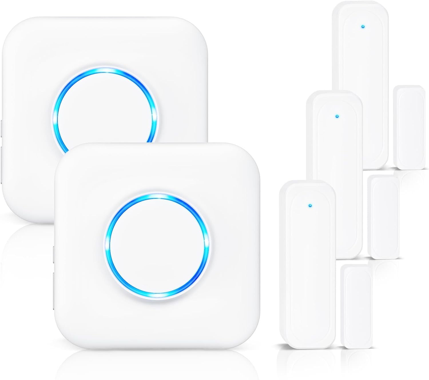 Door Chime, Wireless Door Open Contact Sensor Alarm Chime with 600 FT ...