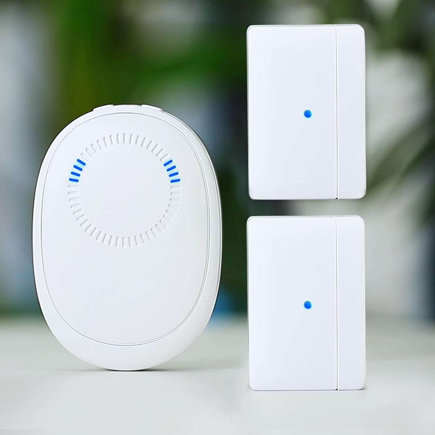 Door Chime With Two Door Sensor, Wireless Door Open Sensor Alarm Chimes ...