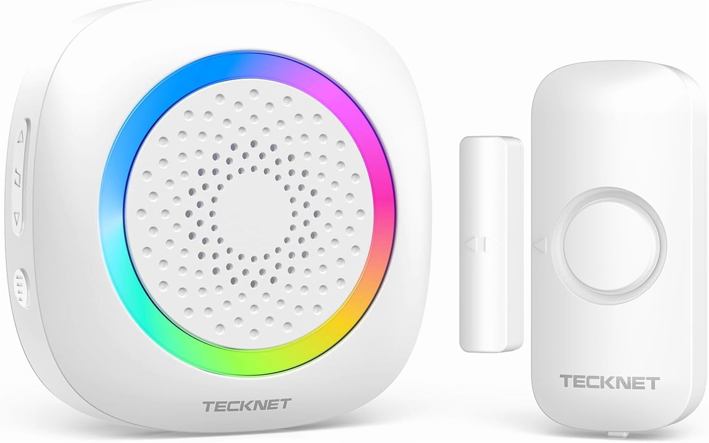 Door Chimes When Door Opens, Wireless Door Sensor Chime Alarm with ...