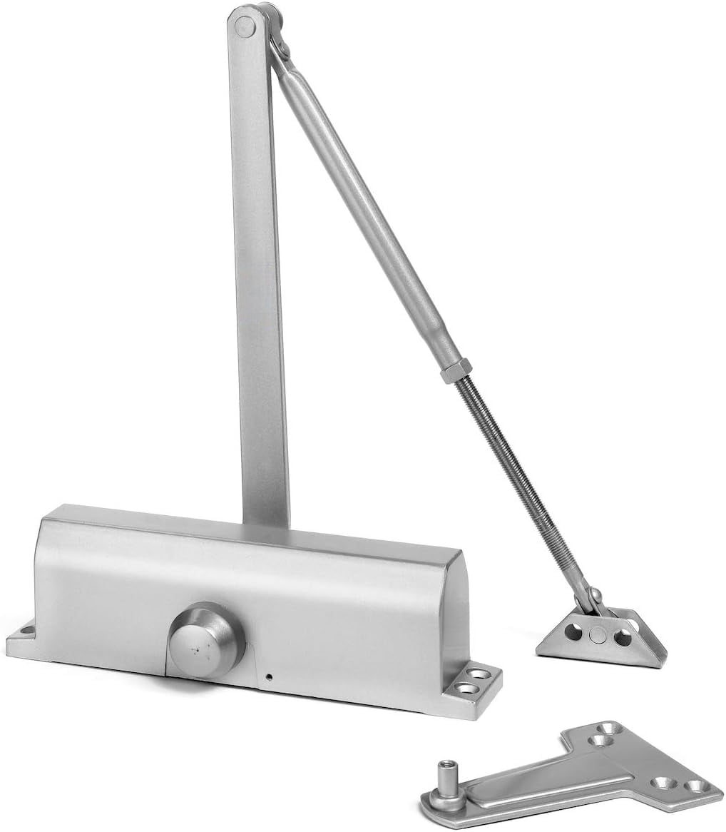 Door Closer, Commercial Hydraulic Closer, Self-Closing, Spring Size 4 ...