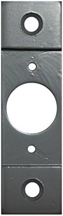 Door Conversion Plate CV 2414 Silver Lacquer Finish 4-1/4 Inch Ht ...