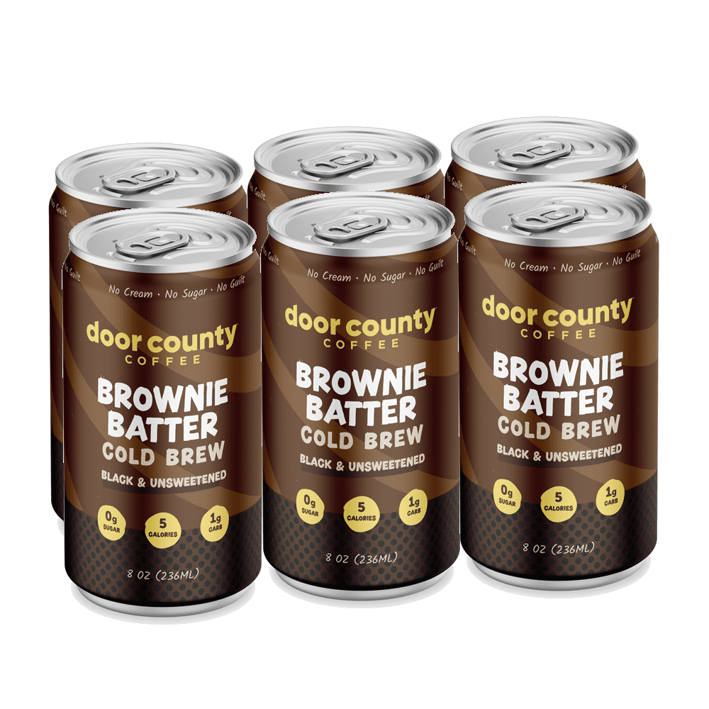 Door County Coffee Brownie Batter Cold Brew Coffee, Specialty Grade 1 ...