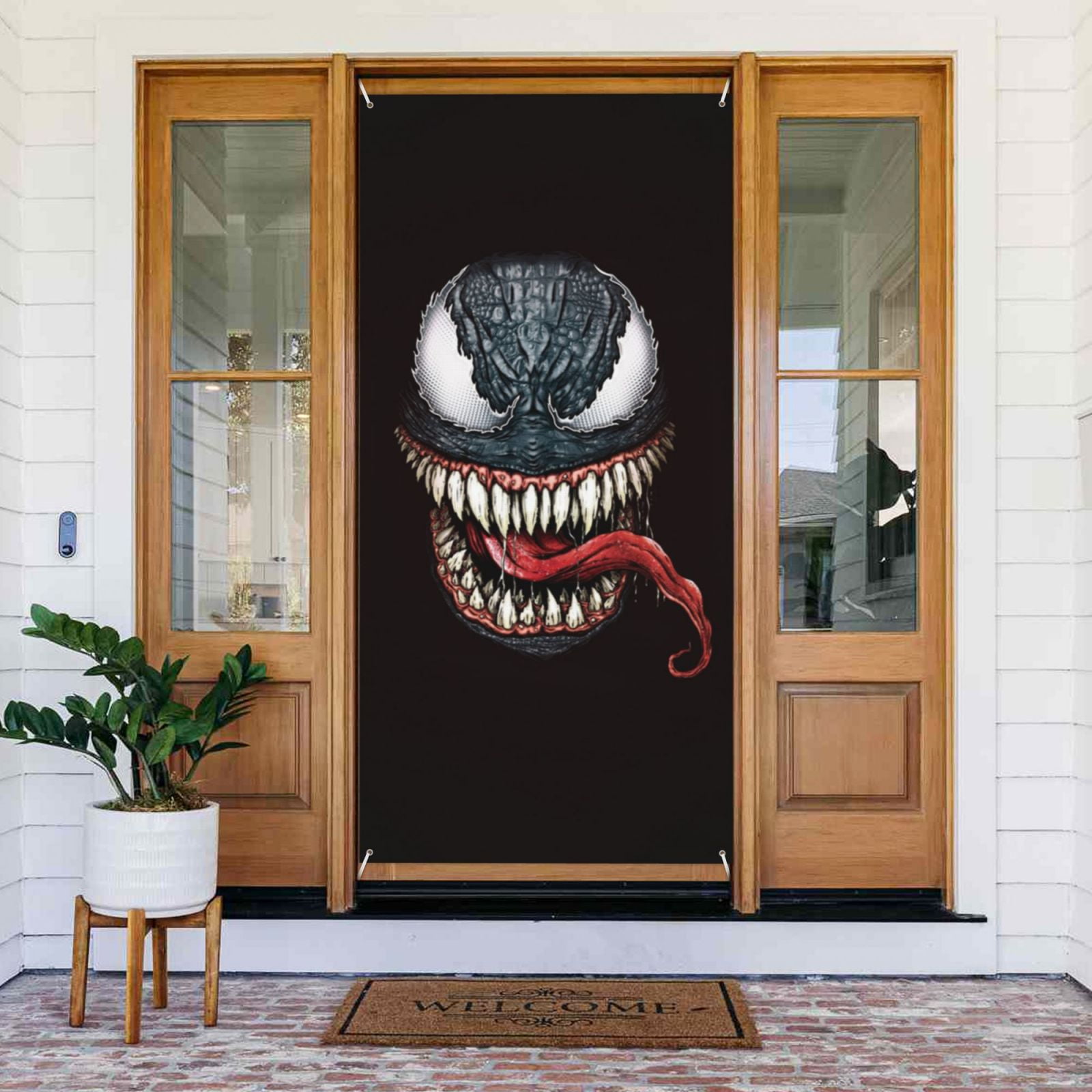 Door Cover Decorated Banner Monster Venom Indoor Outdoor Party ...