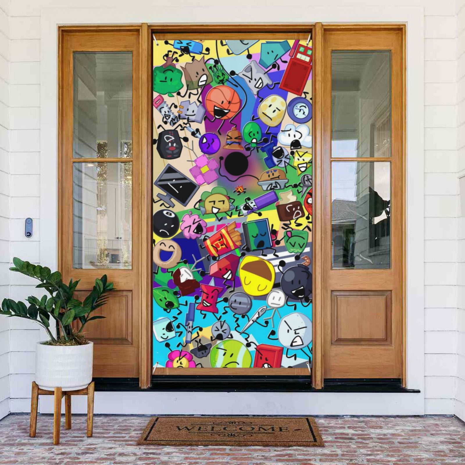 Door Cover Decoration Battle For Dream Island Bfdi Hanging Banner ...