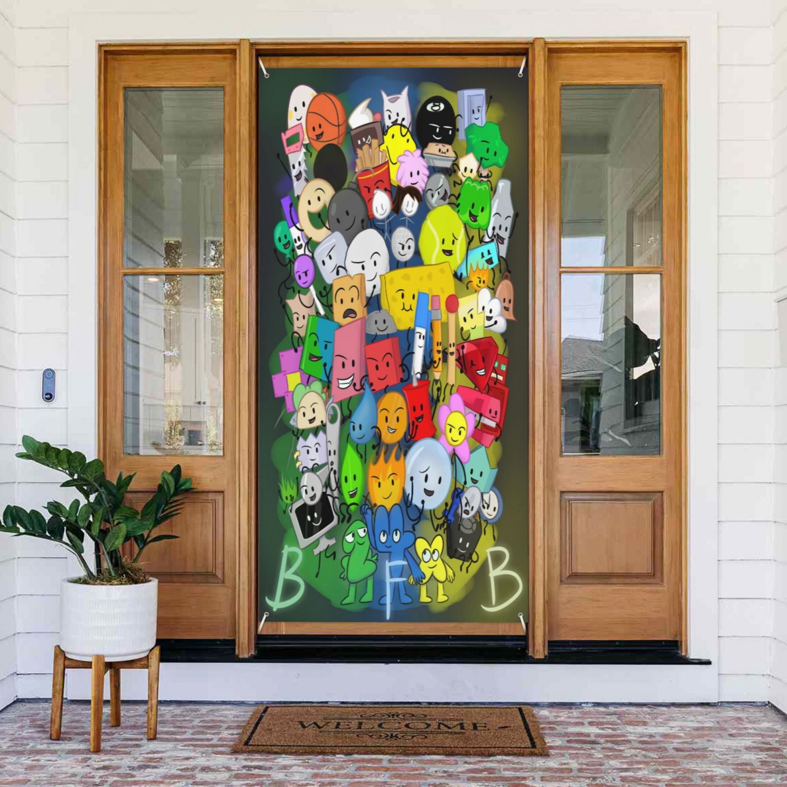 Door Cover Decoration Battle For Dream Island Bfdi Hanging Banner ...