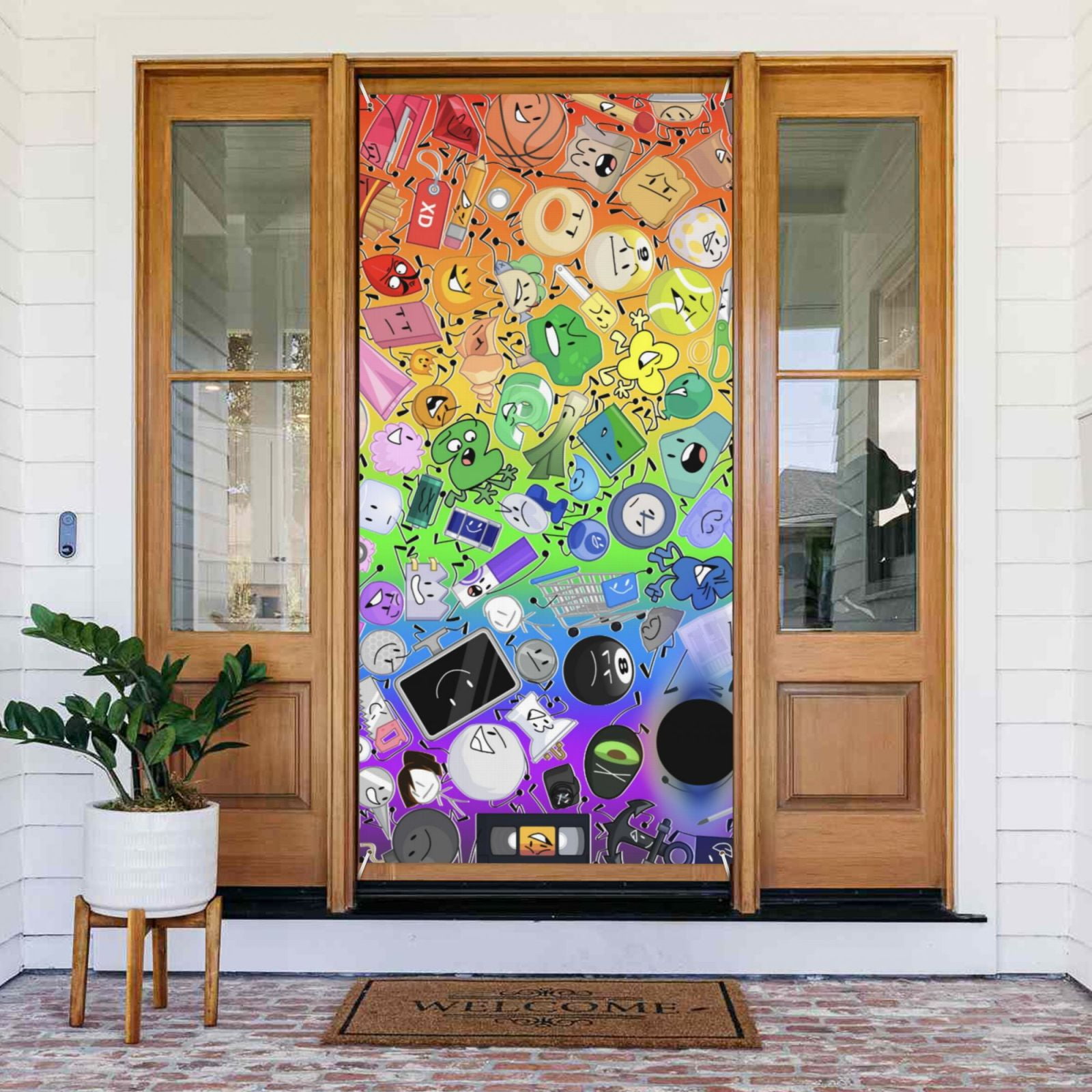 Door Cover Decoration Battle For Dream Island Bfdi Hanging Banner ...