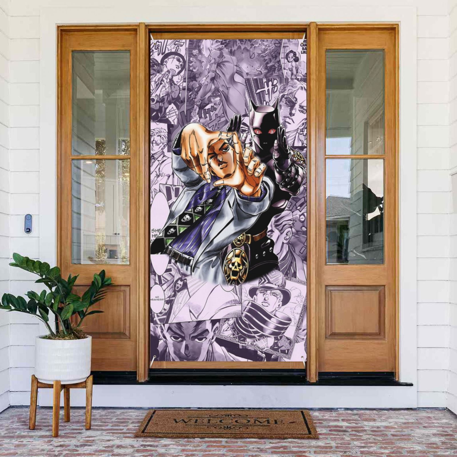 Door Cover Decoration Jojo's Bizarre Adventure Yoshikage Kira Hanging ...