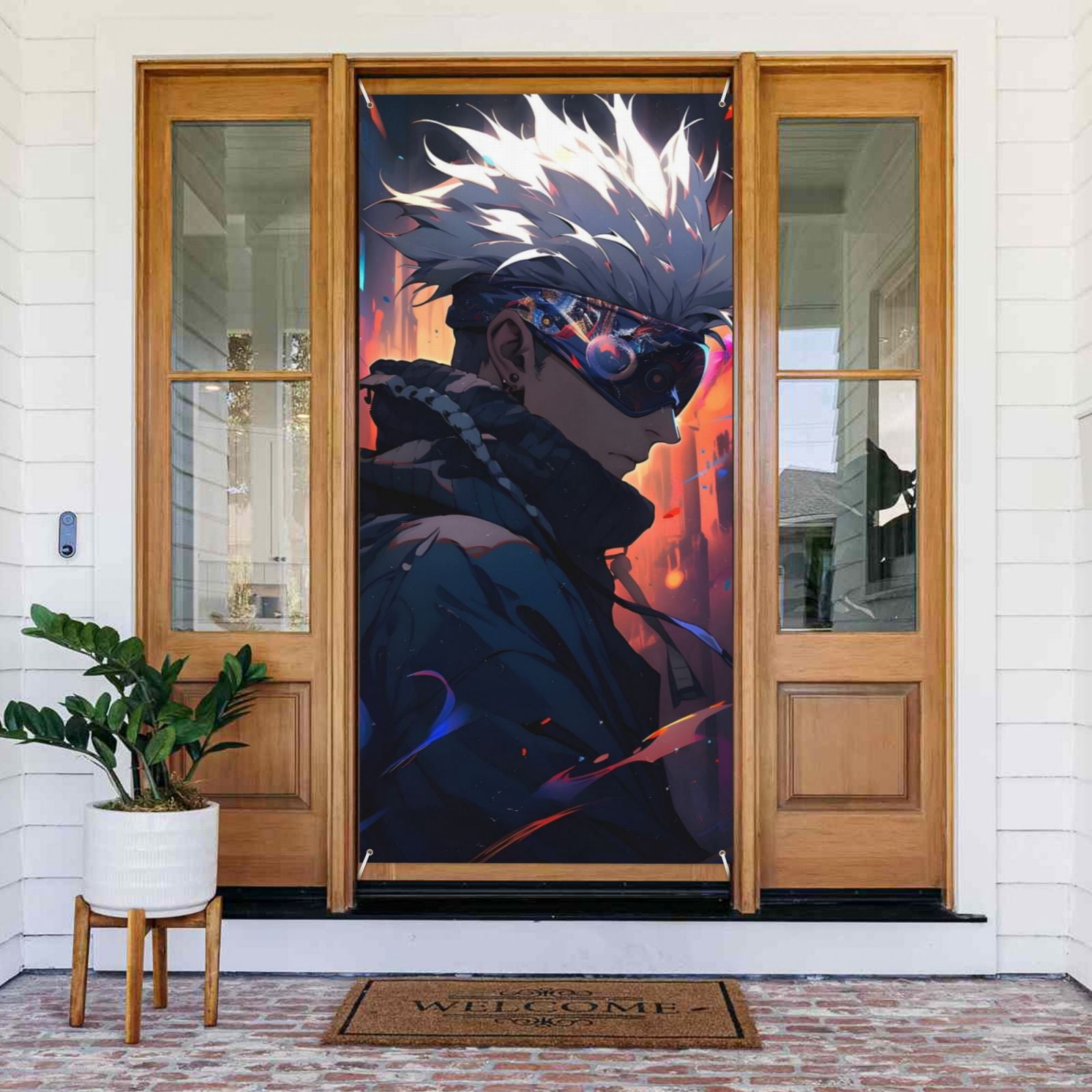 Door Cover Decoration Jujutsu Kaisen Gojo Satoru Hanging Banner ...