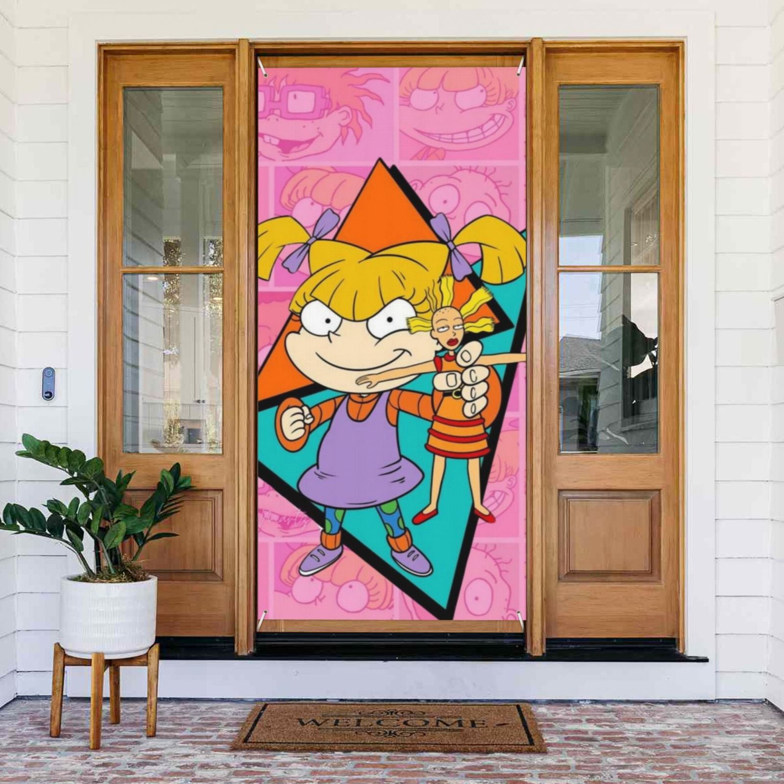 Door Cover Decoration Rugrats Hanging Banner Backdrop Tapestry Outdoor ...