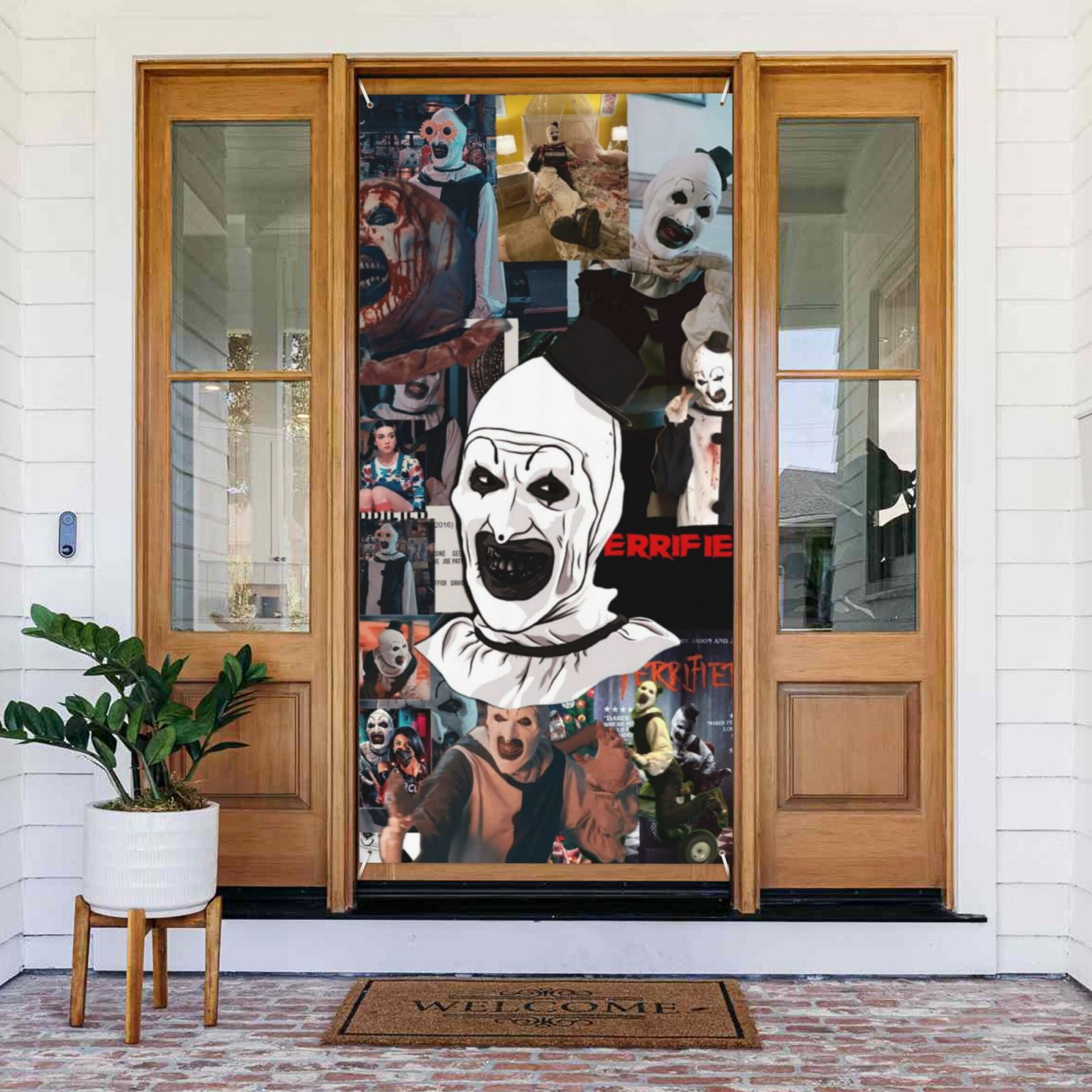 Door Cover Decoration Terrifier Hanging Banner Backdrop Tapestry ...
