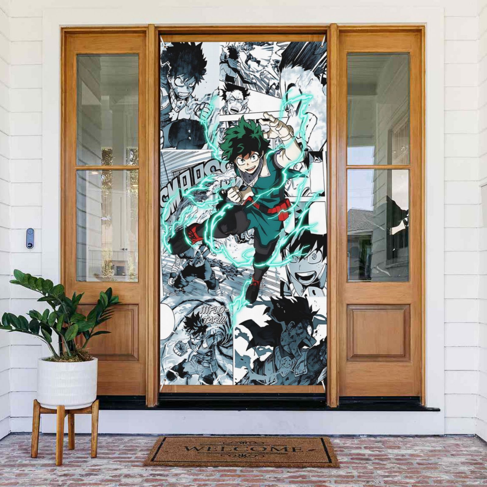 Door Cover Decorations My Hero Academia Door Banner Porch Sign Banner ...