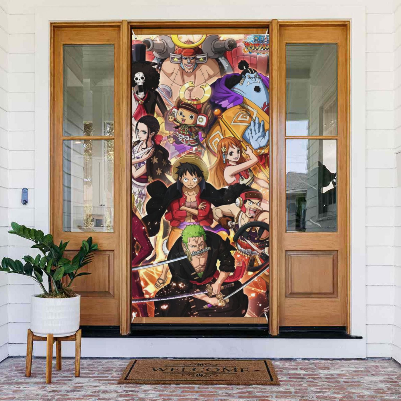 Door Cover Decorations One Piece Door Banner Porch Sign for Party ...
