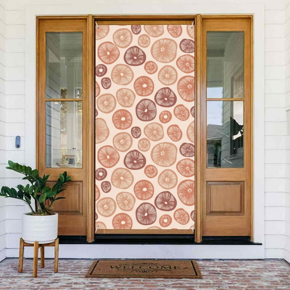 Door Covers Decorative, Mushrooms2 Cute Door Banner Decorations for ...