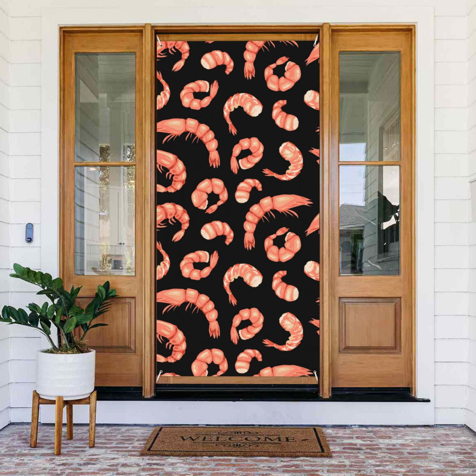 Door Covers Decorative - Shrimp No.9042 Door Banner Decorations for ...