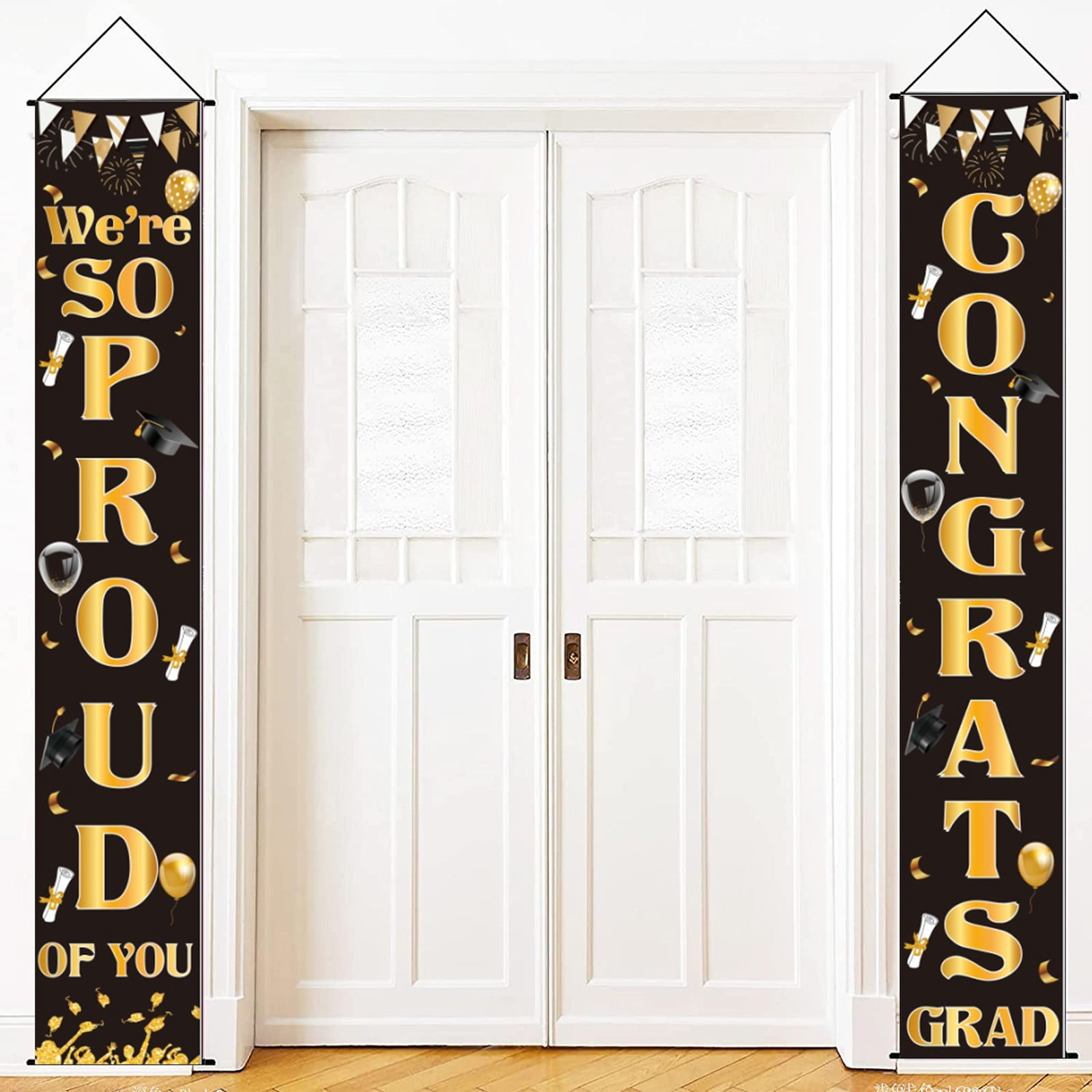 Door Curtain Hanging Flag Graduation Couplet Series - 2025 Graduation ...