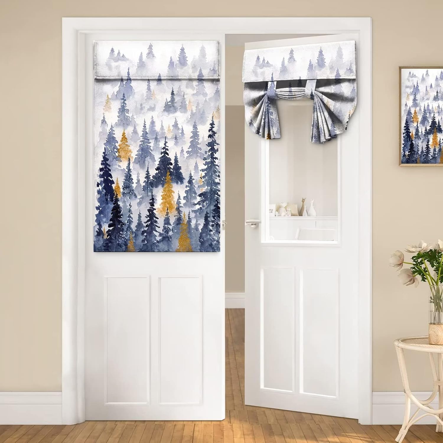 Polyester Door Curtain 69x26 Inches (175x66 cm), Privacy Partition ...