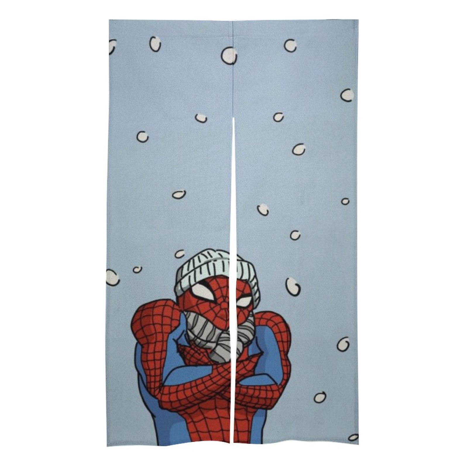 Door Curtains Splice for Doorways Privacy,Cartoon Bookcase Blackout ...