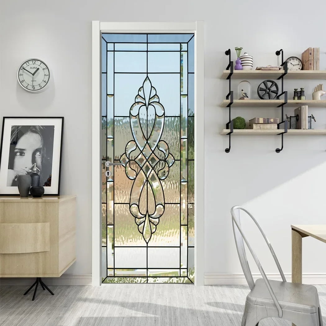Door Decal Modern Sticker Cover Wallpaper Removable Waterproof Bedroom ...
