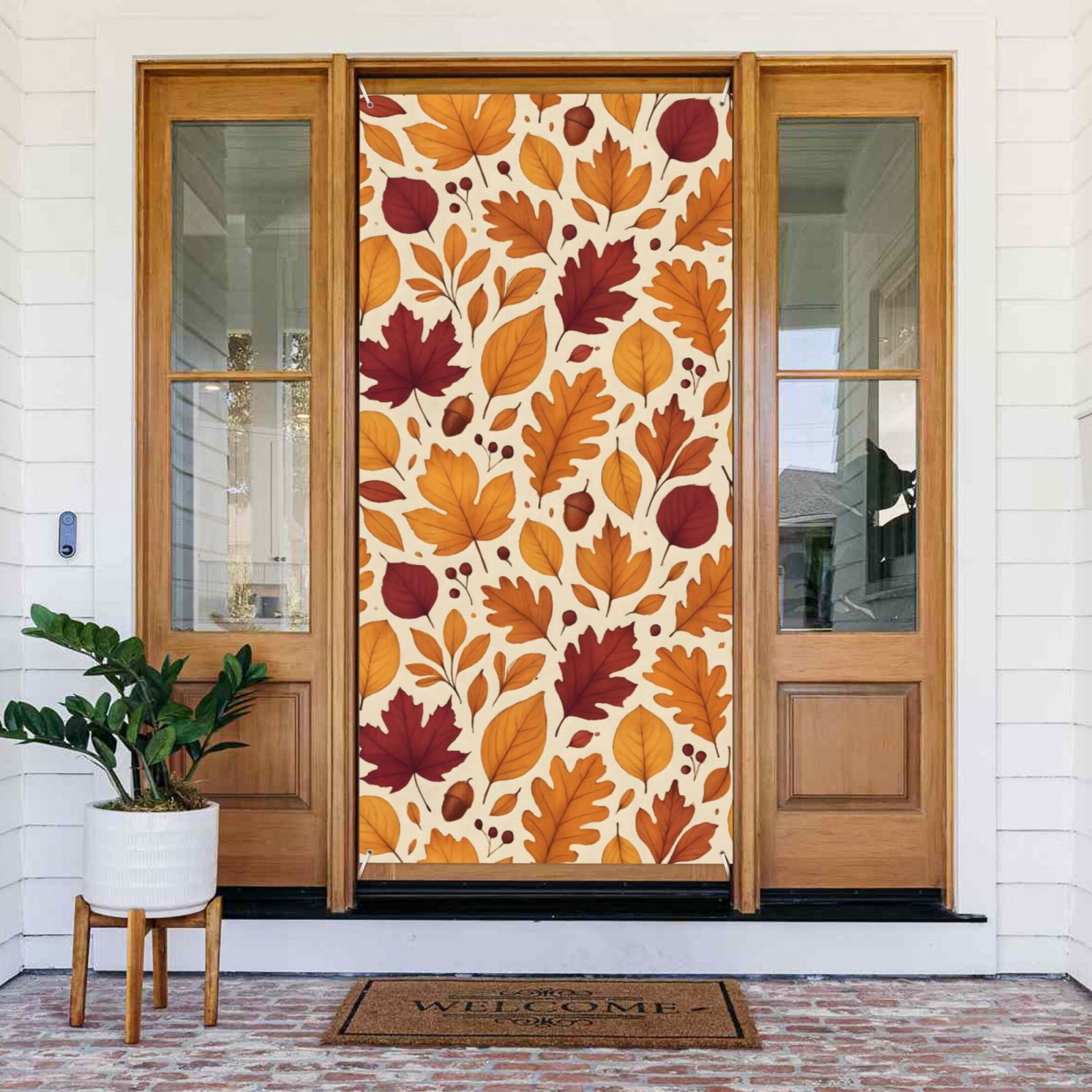 Door Decoration Banner 72.8×35.4in Strong And Durable Use Safe Folding ...