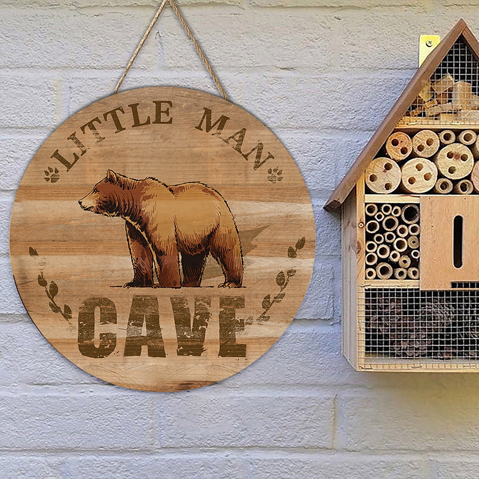 Door Decorations For School Wooden Little Man Sign For Baby Boy Nursery ...