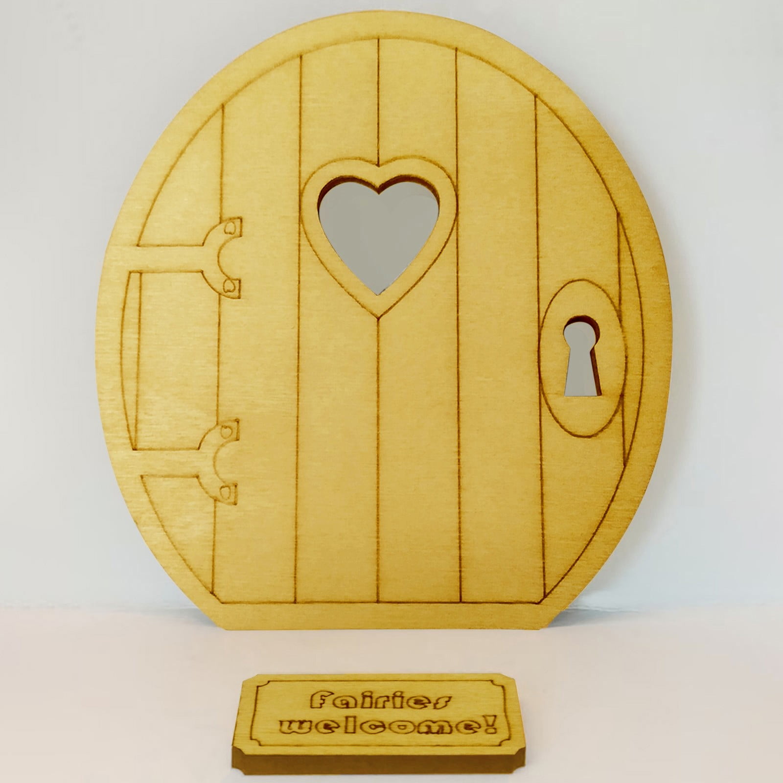 Door Door Craft Assembly Wooden Three- Door. Kit Wooden Decoration &, 1 ...
