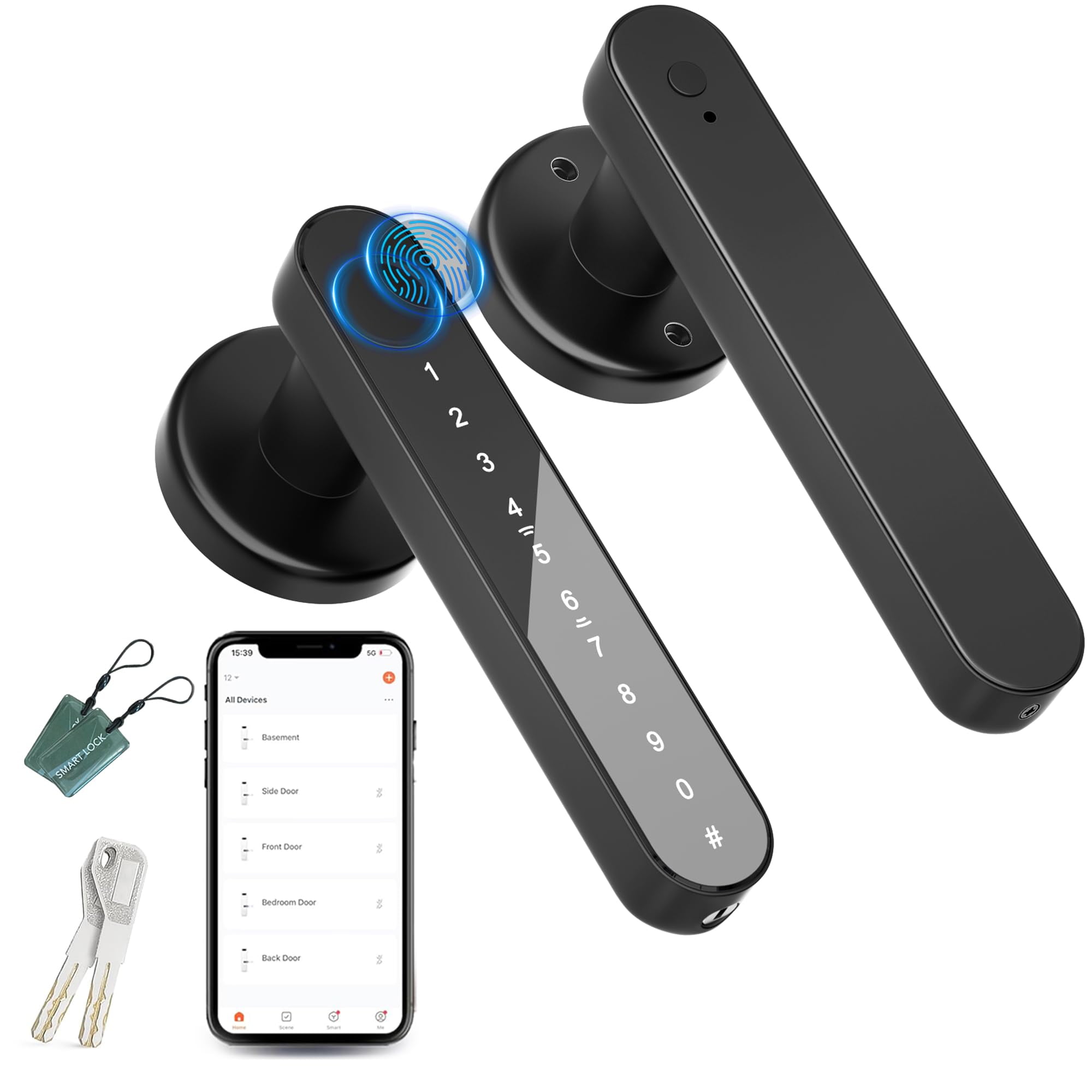 Door Door Lock,Door Locks for Bedrooms,Smart Door Door Knob,Door Lock ...