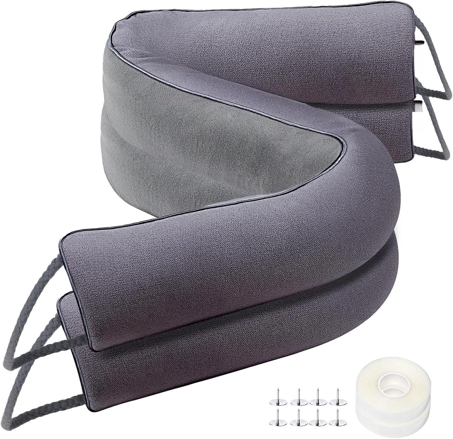 Door Draft Stopper, 36 Inch x 2 count Under Door Draft Blocker Noise ...