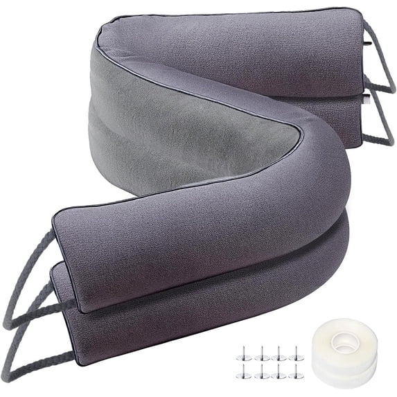 Door Draft Stopper, 36 Inch x 2 count Under Door Draft Blocker Noise ...