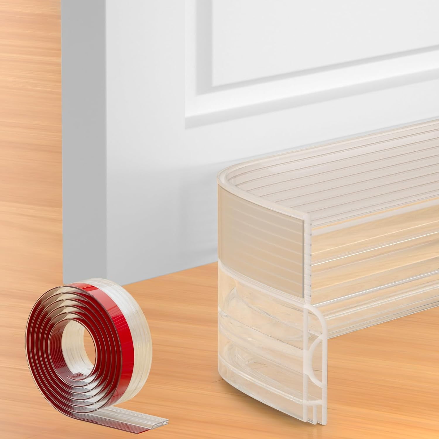 Door Draft Stopper, Adjustable Door Sweep for Bottom of Doors, Under ...