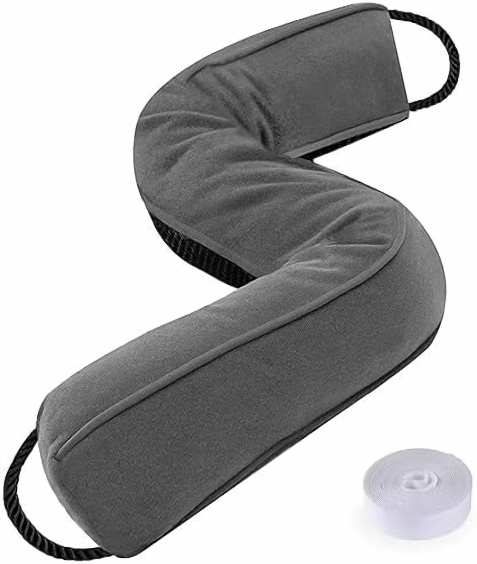 Door Draft Stopper Blocks Hot and Cold Air with Removable Washable ...