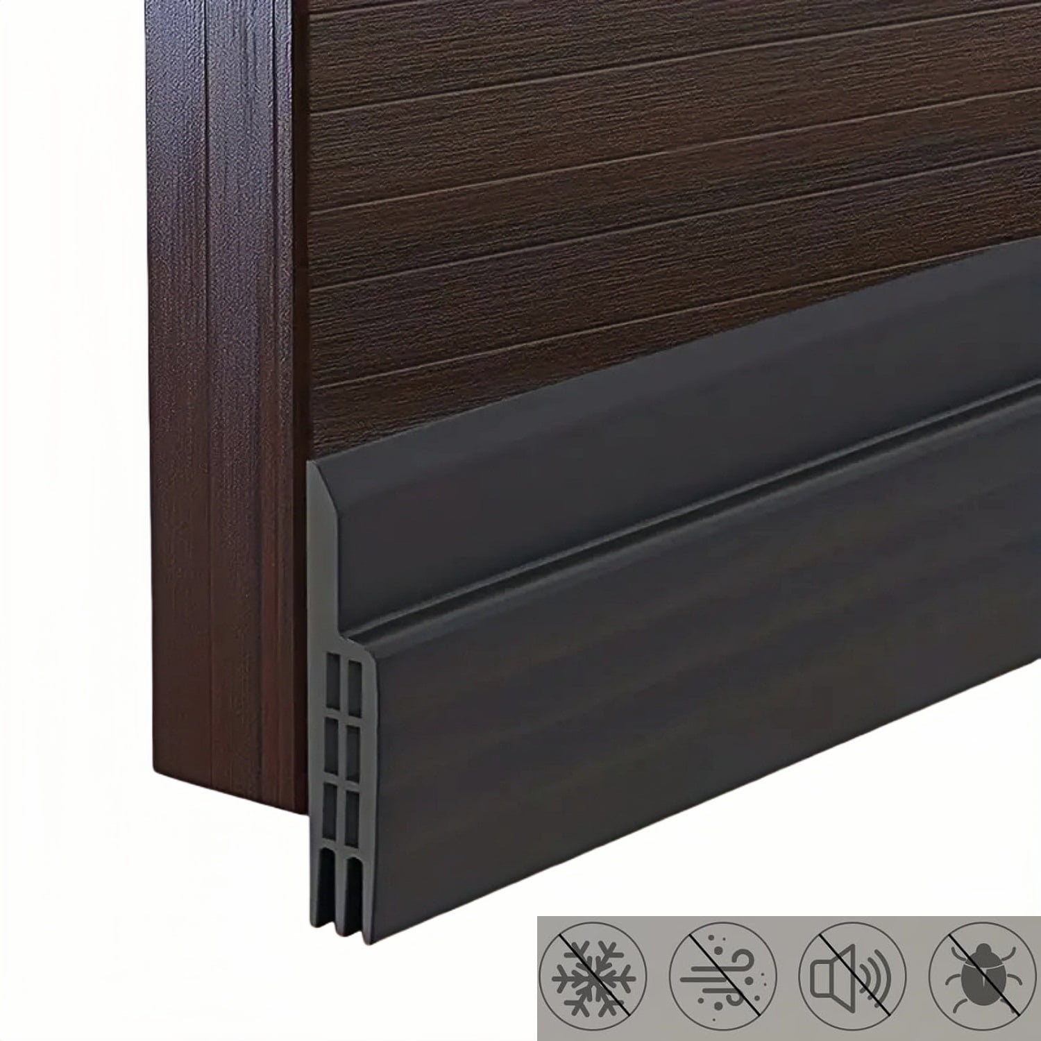 Door Draft Stopper for Bottom of Door - 2"W x 78"L Under Door Sweep ...